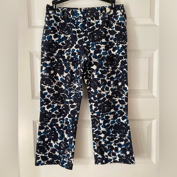 J. Crew | Pants & Jumpsuits | J Crew Black And Blue Low Fit Ankle Pants ...